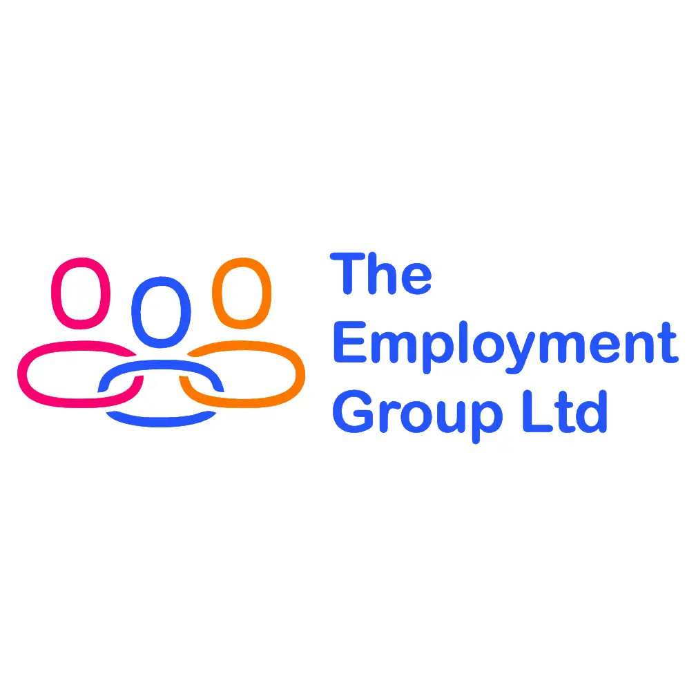 The Employment Group Heat Press Colour Logo on Back of Garments - iHivis