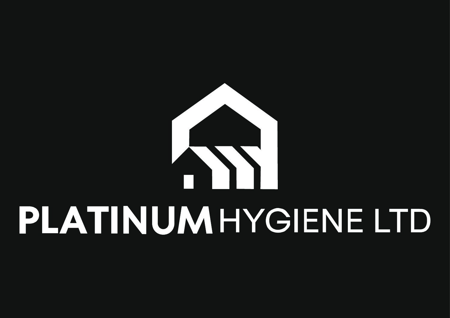 Platinum Hygiene Ltd Heat Press Logo on Back of Garments in White - iHivis